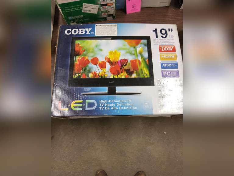 Coby 19" tv & Sony blu-ray player - Lindsay Auctions & Realty LLC