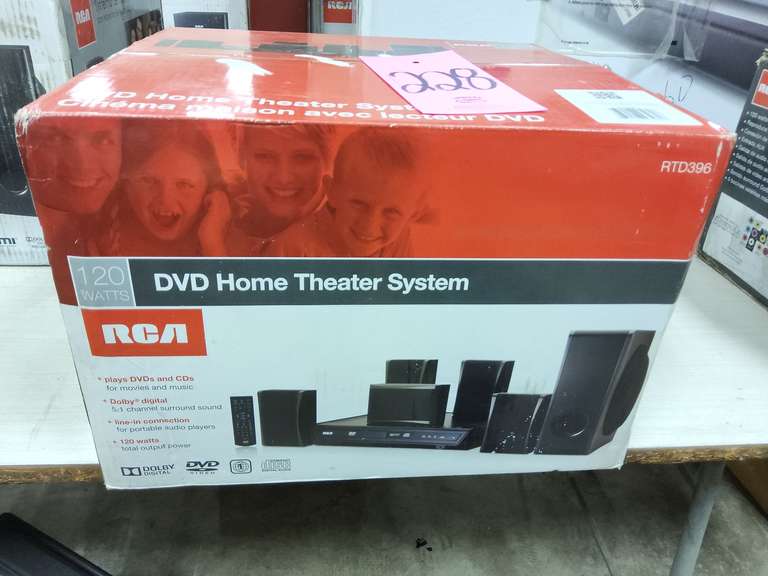 RCA DVD home theater system - Lindsay Auctions & Realty LLC