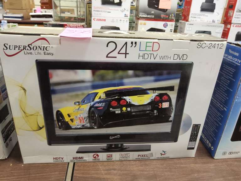 SuperSonic 24" LED tv - Lindsay Auctions & Realty LLC