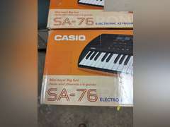 2 Casio SA-76 electronic keyboards - Lindsay Auctions & Realty LLC