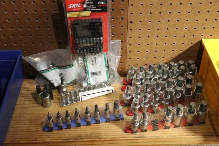 ASSORTMENT OF ALLEN WRENCH SOCKETS (VARIOUS SIZES) - Lawler Auction Company