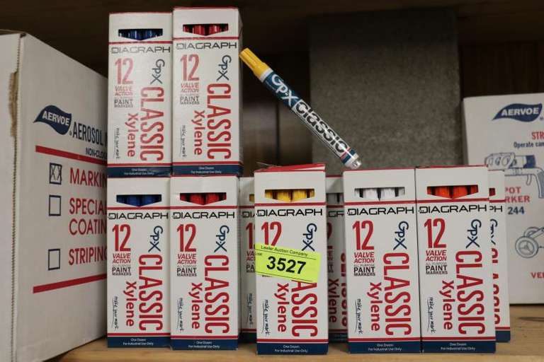 DIAGRAPH CLASSIC XYLENE PAINT MARKERS - Lawler Auction Company