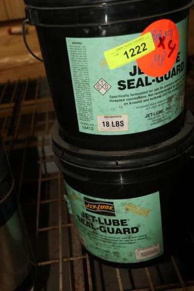 BUCKETS OF JET LUBE SEAL GUARD - Lawler Auction Company