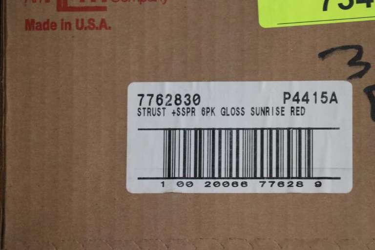 BOXES RUST-OLEUM PAINT, SUNRISE RED - Lawler Auction Company