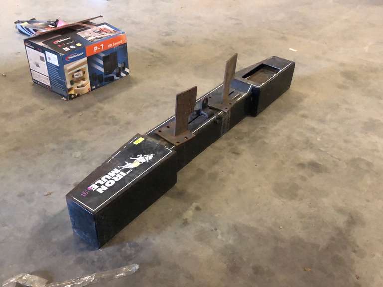 Iron Mule Custom Heavy Duty Ranch Style Rear Bumper with Trailer Assist ...