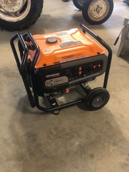 POWERRUSH GENERAC GENERATOR GP6500 - Lawler Auction Company
