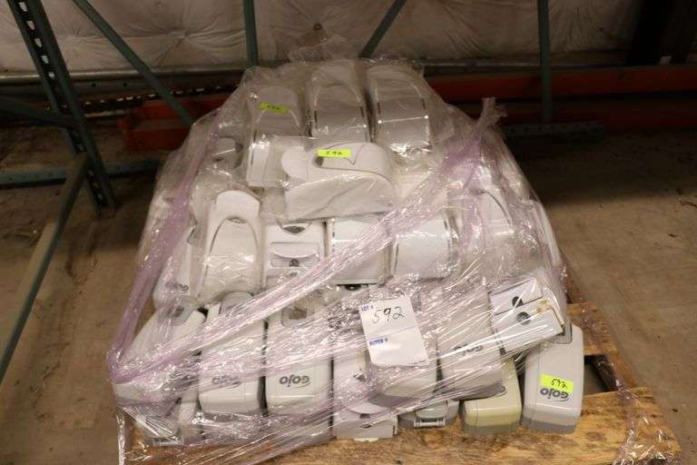 PALLET OF GOJO HAND CLEANER DISPENSERS - Lawler Auction Company