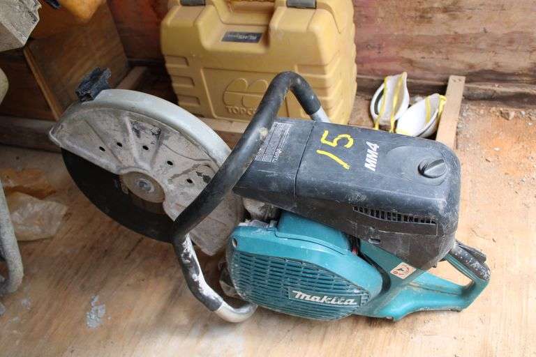 MAKITA MM4 CONCRETE SAW, 14" BLADE - Lawler Auction Company
