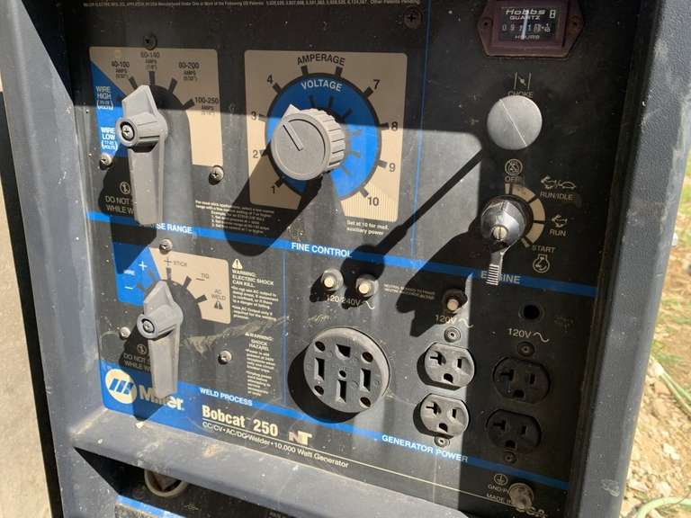 Miller Bobcat 250 971 Hrs Leap Auctions LLC Miller Bobcat 250 971 Hrs Leap Auctions LLC