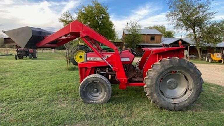 MF 245 Tractor w loader - Leap Auctions, LLC