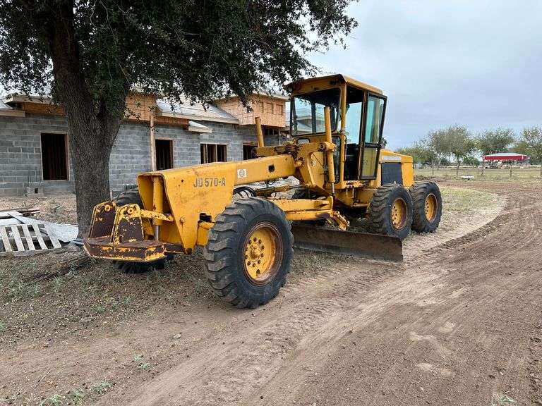 John Deere 570-A Motor Grader - Leap Auctions, LLC
