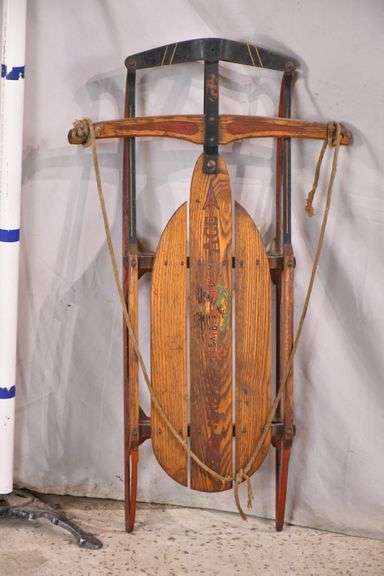 Vintage Flexible Flyer No. 37 "Airline Ace" sled; 13134-056 - R.H. Lee ...