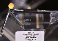 Marquis by Waterford "Selah" 10" standing crystal cross; 1001-113 - R.H ...