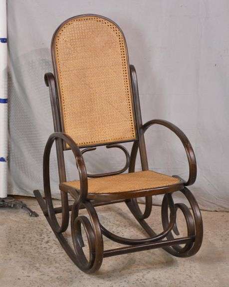 Bentwood rocker with cane seat and back; 74-7669 - R.H. Lee & Co ...