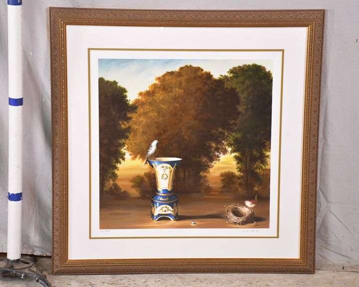 Large framed signed limited edition print; 1123-006 - R.H. Lee & Co ...