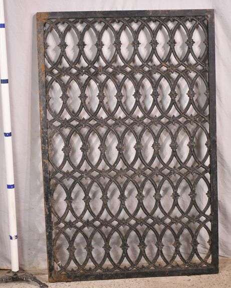 Large ornate heavy wrought iron panel; 336-2711 - R.H. Lee & Co ...