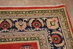 8x10 hand knotted rug with red color field; 12598-026 - R.H. Lee & Co ...