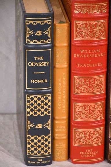 Group of 10 limited edition literary classic books with decorative ...