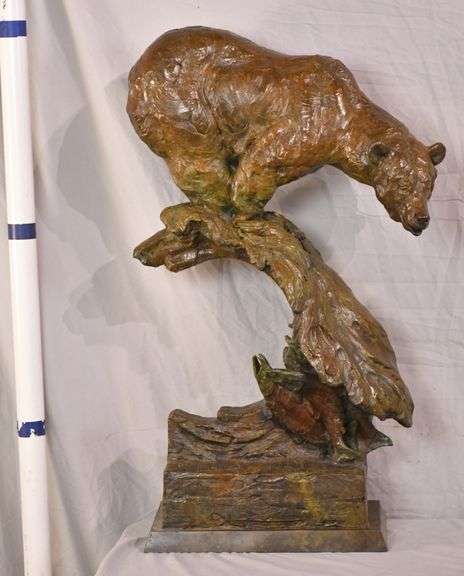Large limited edition bronze sculpture "Anticipation" by Tim ...