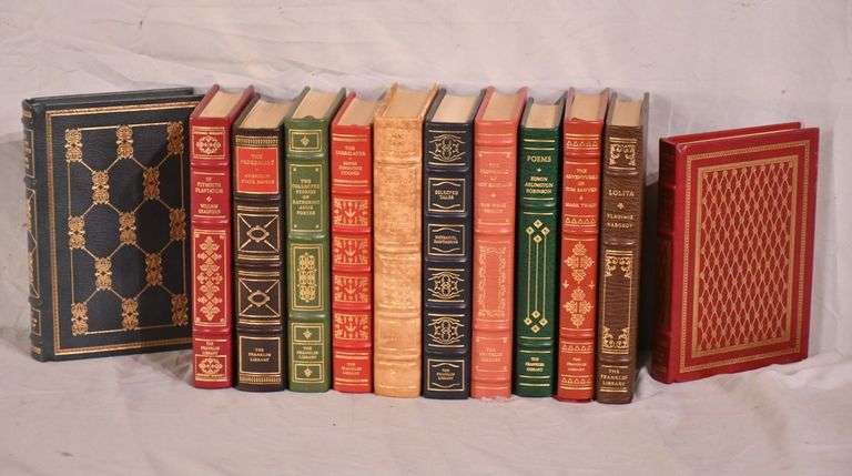 Group of 12 misc Franklin Library books from "The 100 Greatest ...