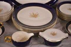 Set of Taylor-Smith-Taylor - Versatile "Golden Wheat" china - blue with ...