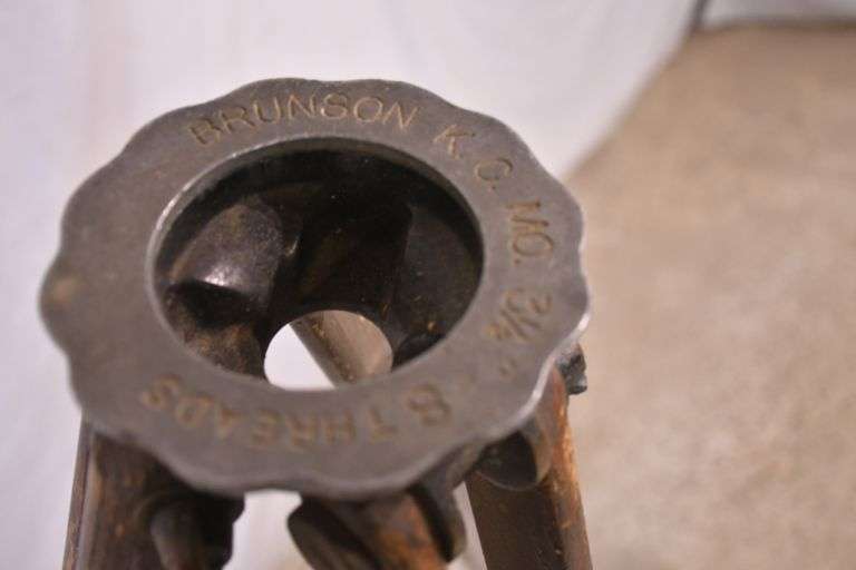 Vintage Brunson Instrument Co. transit surveying tool with tripod stand ...
