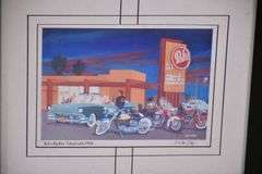 Pair of small signed framed prints by Stan Cline; 14221-059 - R.H. Lee ...