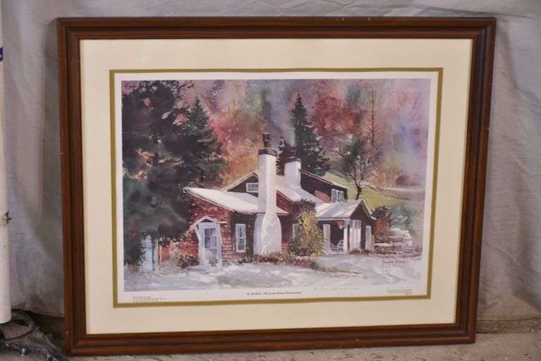 Signed Artist Proof print "W-Hollow, The Jesse Stuart Homestead" by ...