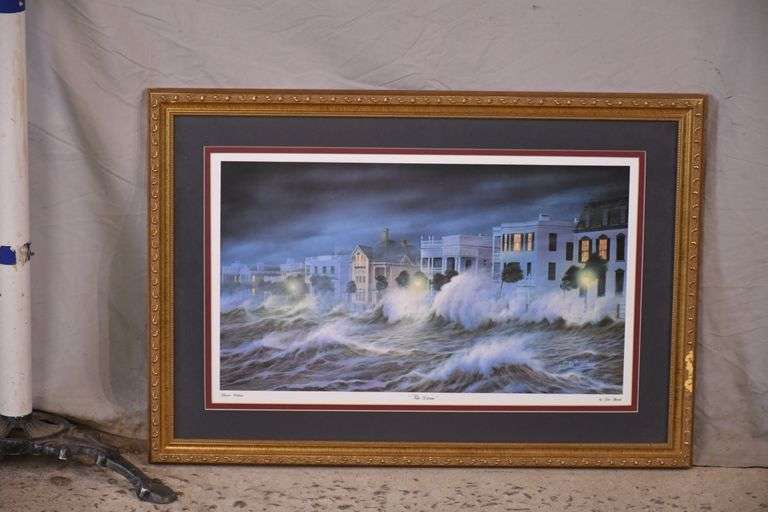 Framed print "The Storm" by Jim Booth; 1037-542 - R.H. Lee & Co ...