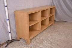 Ethan Allen long low open bookcase/cubby cabinet; 74-10562 - R.H. Lee ...