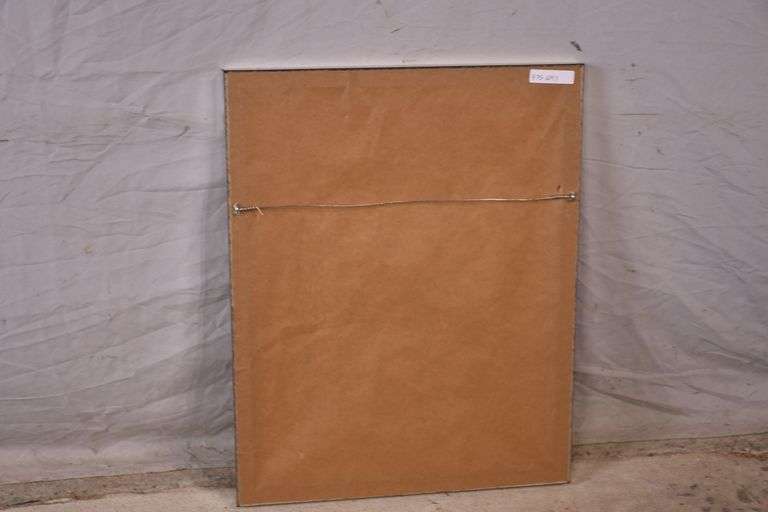 Small signed limited edition framed print "Portrait of Marjorie Ferry ...