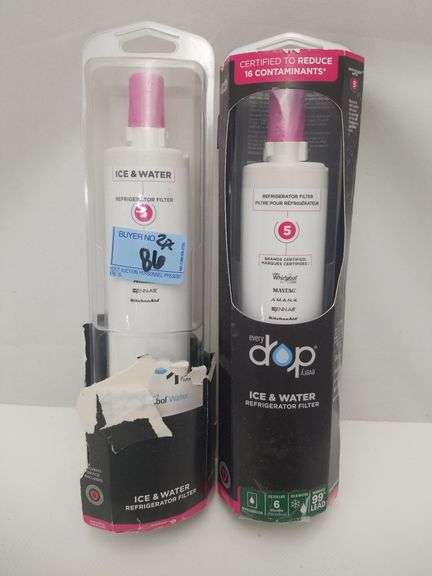 2 Every Drop Ice & Water Refrigerator Filters - Lexington Online Auction