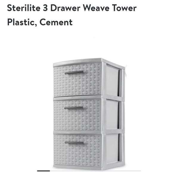 Sterilite 3 Drawer Weave Tower Lexington Online Auction