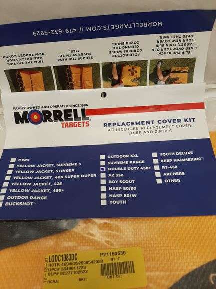 Morrell Targets Replacement Cover Kit Double Duty 450+ - Lexington ...