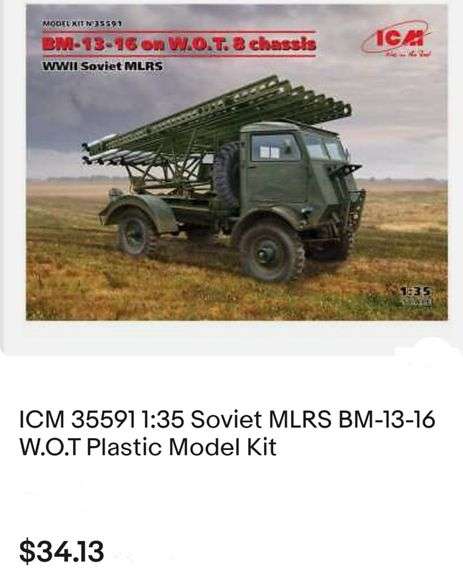 WWII Soviet MLRS Model Kit - Lexington Online Auction