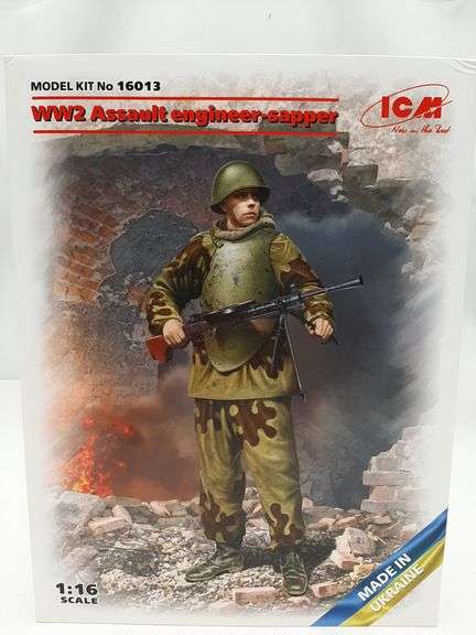 WW2 Assault Engineer-Sapper Model Kit - Lexington Online Auction