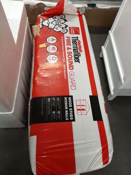 15"x47" Thermafiber Fire & Sound Guard - Lexington Online Auction