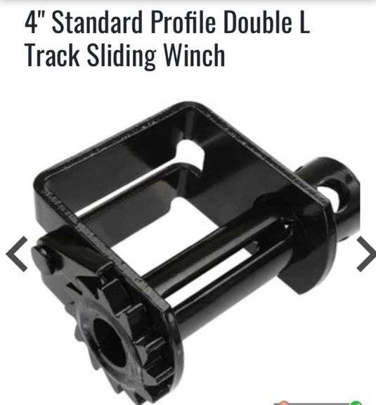USED- 5 Standard Profile Double L Track Sliding Winch 4”- Retail Over ...