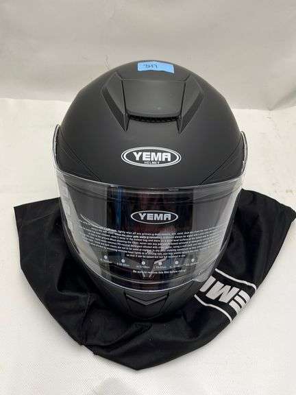 Motorcycle Full Face Helmet DOT Approved - YEMA YM-831 Motorbike Moped ...