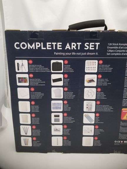 126pc Complete Art Set - Lexington Online Auction