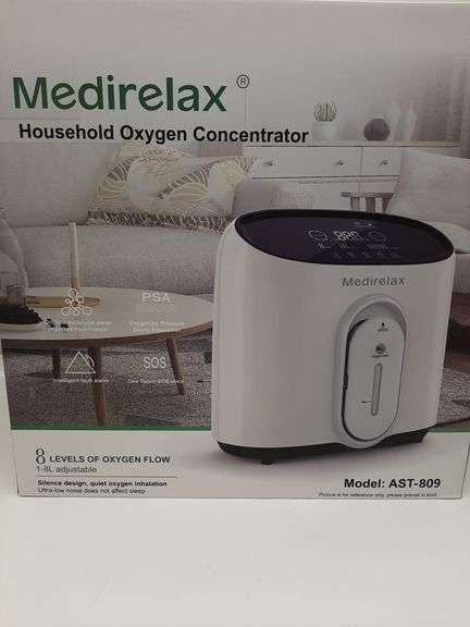 Medirelax Household Oxygen Concentrator - Lexington Online Auction