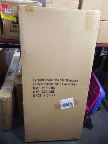 winkeep Newly Released Grocery Utility Flat Folding Shopping Cart with ...