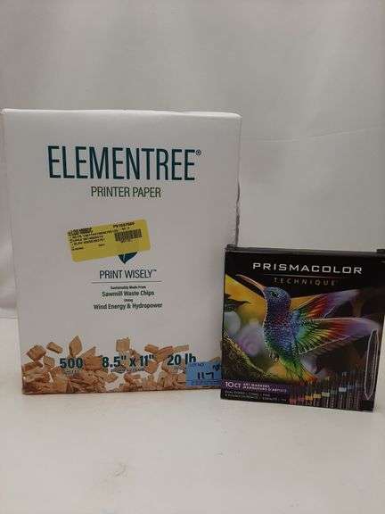 Elementree Printer Paper 500 Sheets & Prismacolor Art Markers ...