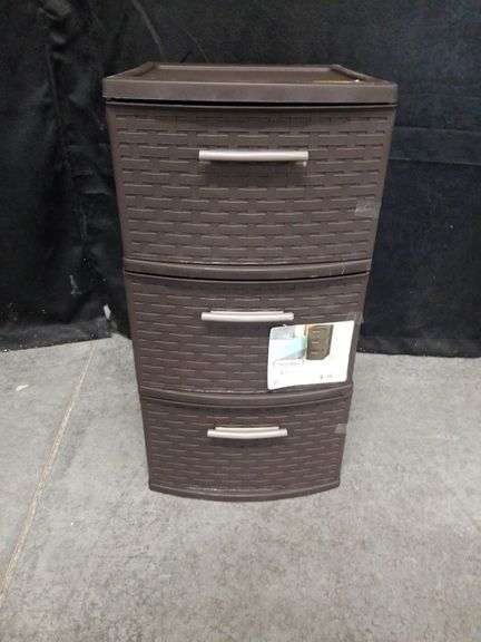 Sterilite 3 Drawer Storage Container - Lexington Online Auction