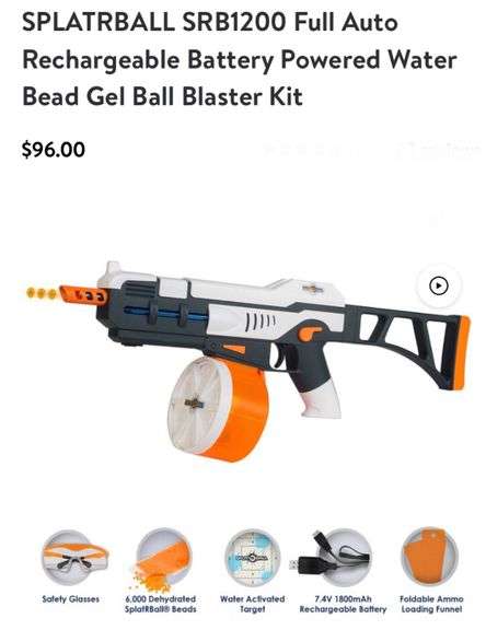 SplatRball gun - Lexington Online Auction