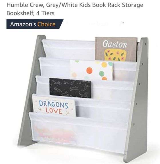 Humble crew 4 tier book rack for kid’s books - Lexington Online Auction