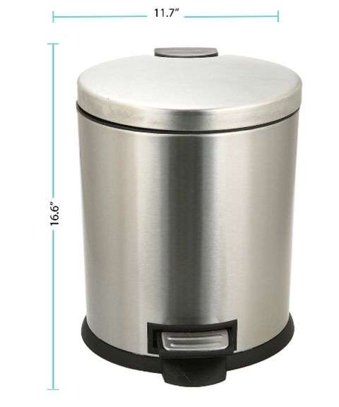 BHG 1.3 gallon step trash can - Lexington Online Auction