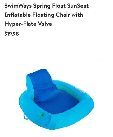 Swimways Spring Float Sunseat Inflatable Floating Chair - Lexington ...