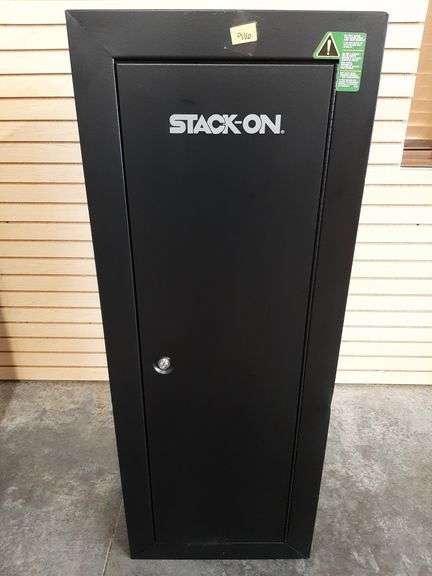 Stack On Gun cabinet with keys-has damage, see photos - Lexington ...