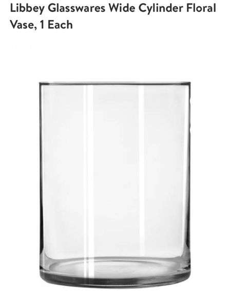 Libbey glasswares wide cylinder floral vase 4ct - Lexington Online Auction